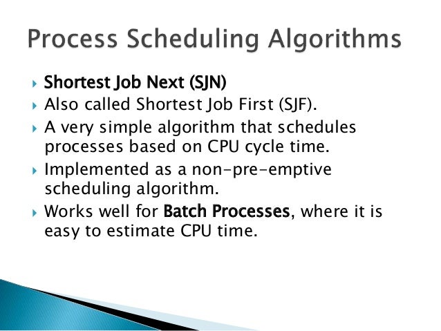 Operating Systems: Process Scheduling