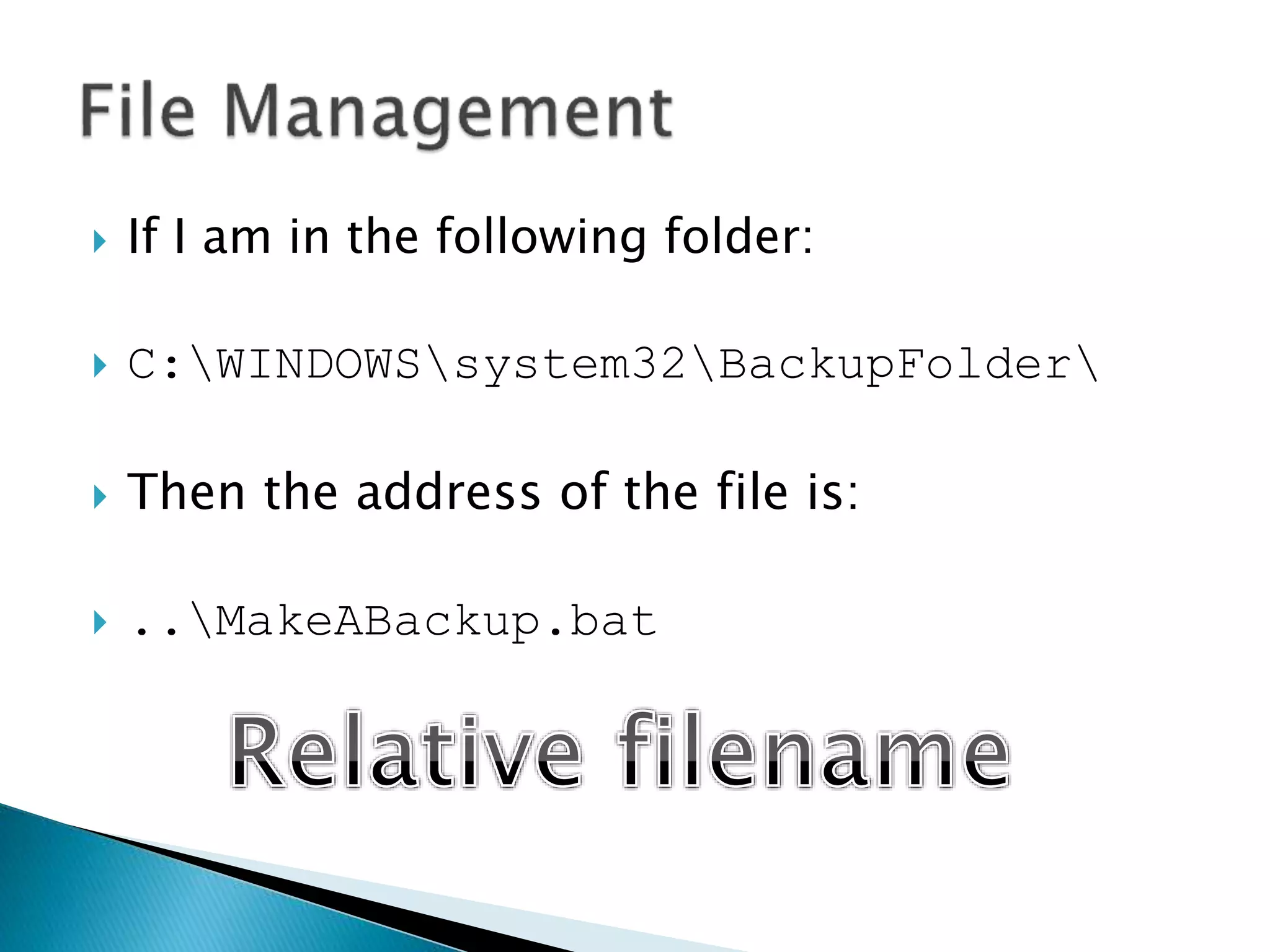 Operating Systems - File Management | PPTX