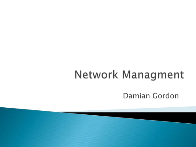 Operating Systems: Network Management | PPT Operating Systems: Network Management | PPT