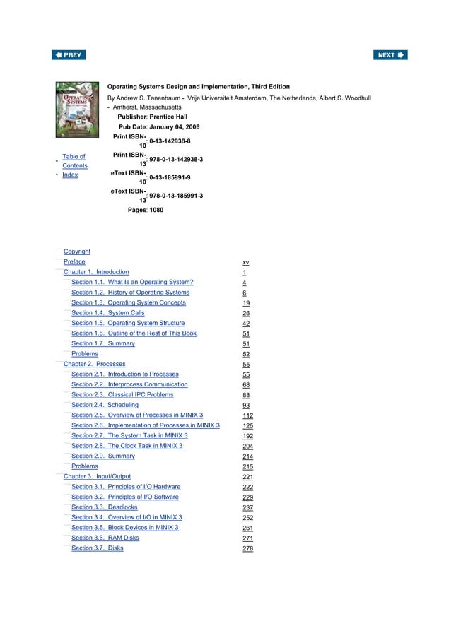Operating Systems Design And Implementation 3rd Edition1pdf