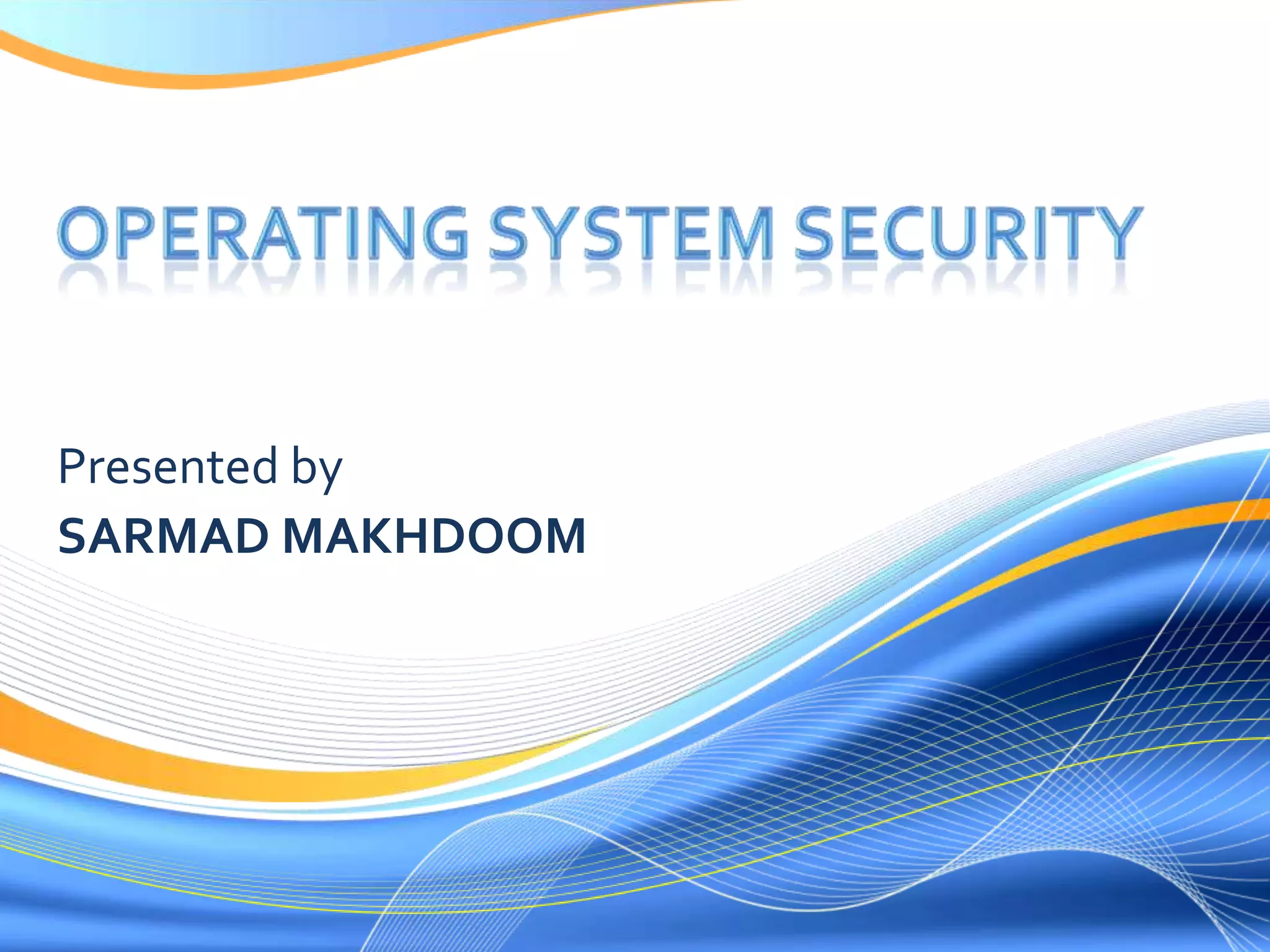Operating System Security Pptx Operating Systems Computer