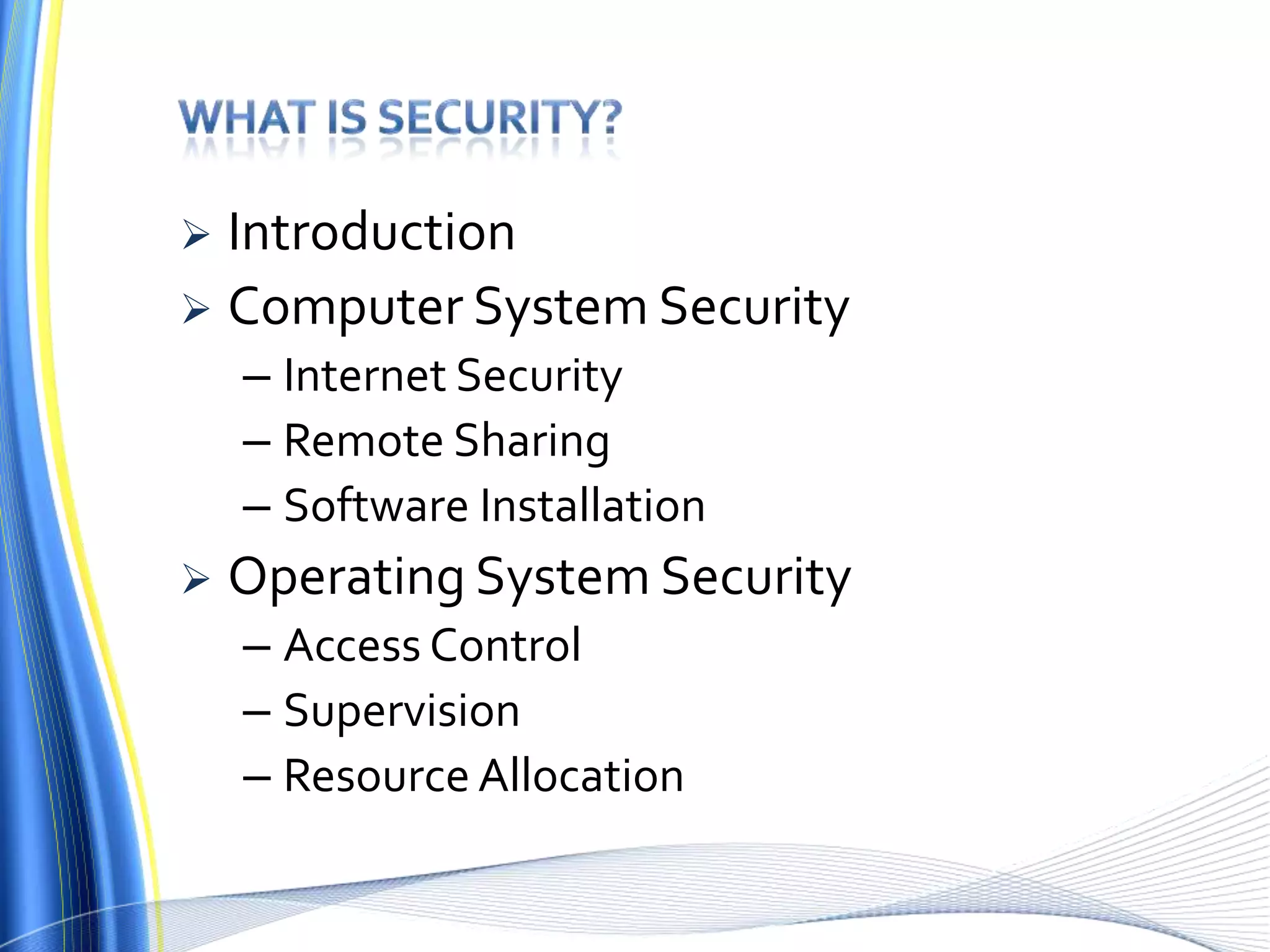 Operating System Security Pptx Operating Systems Computer 6632