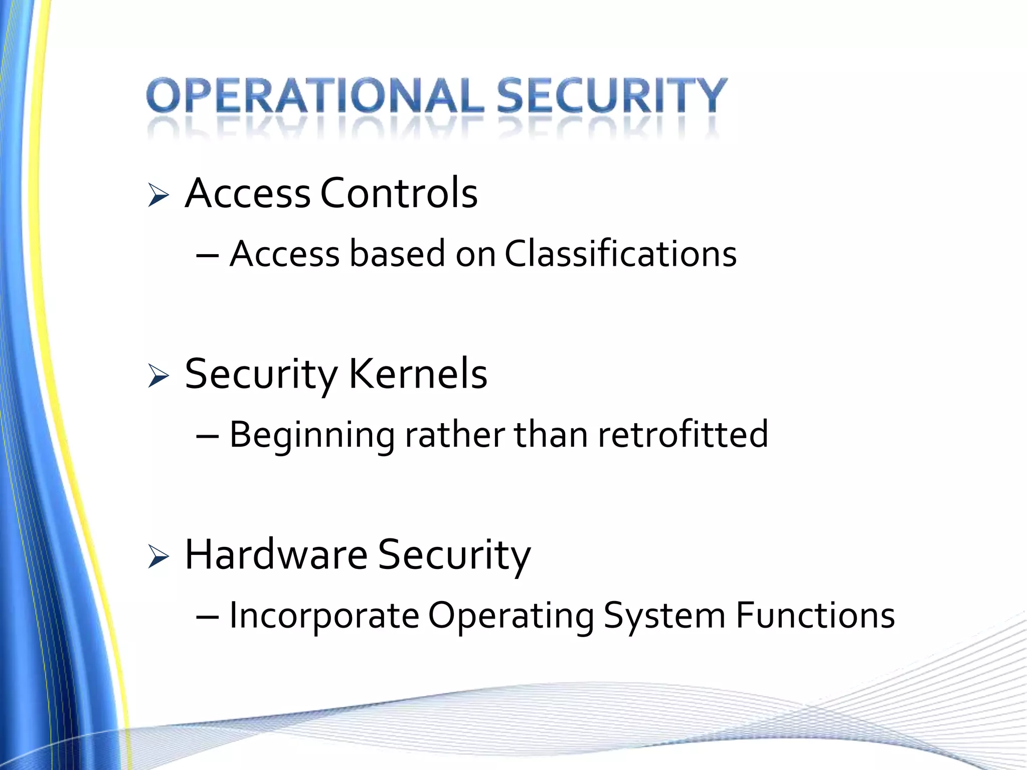 Operating System Security Pptx Operating Systems Computer