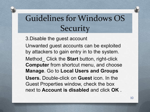 Operating system security | PPT
