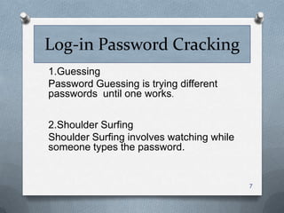 Operating system security | PPTX