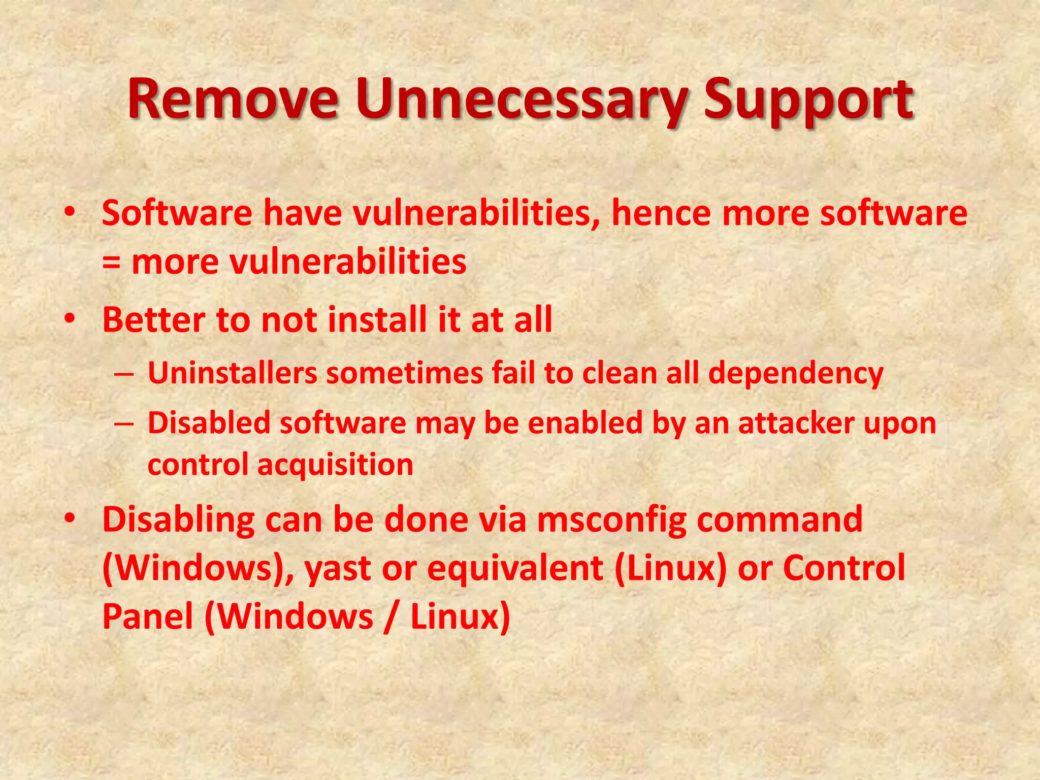 Operating System Security Ppt