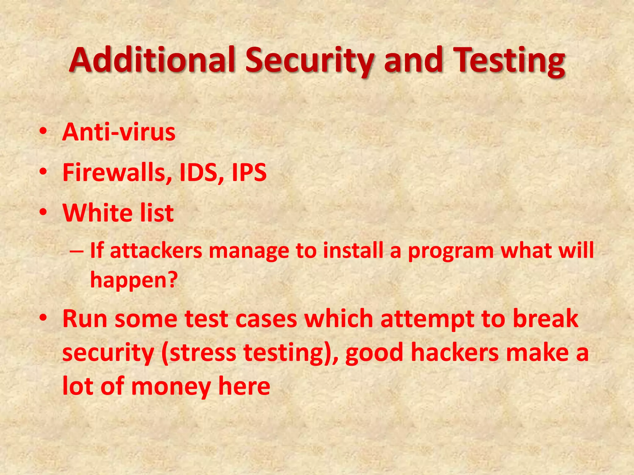 Operating System Security Ppt