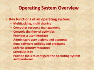 Operating system security | PPTX