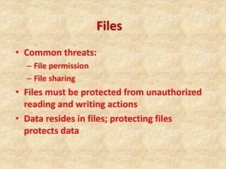 Operating system security | PPTX