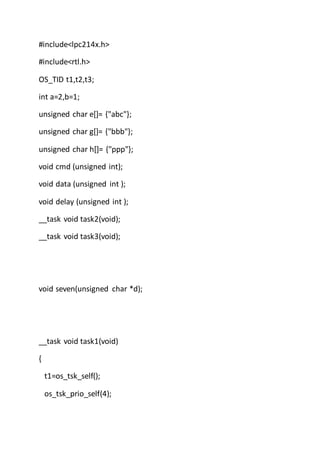 Operating system and embedded systems | DOCX