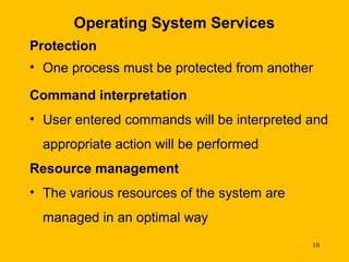 Operating system services 9 | PPT