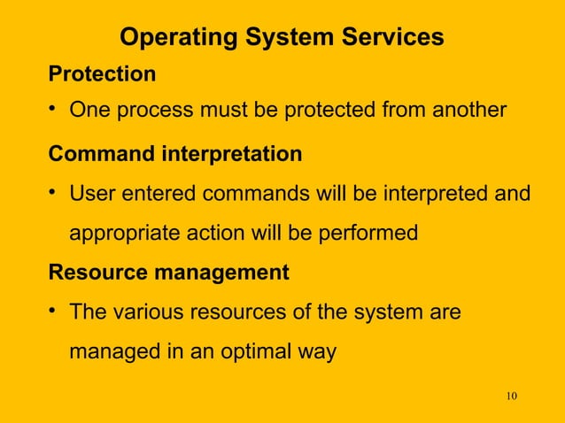 Operating System Services 9 Ppt Operating Systems Computer 3096