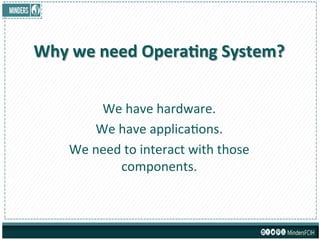 Operating systems essentials & Android OS concepts | PPT