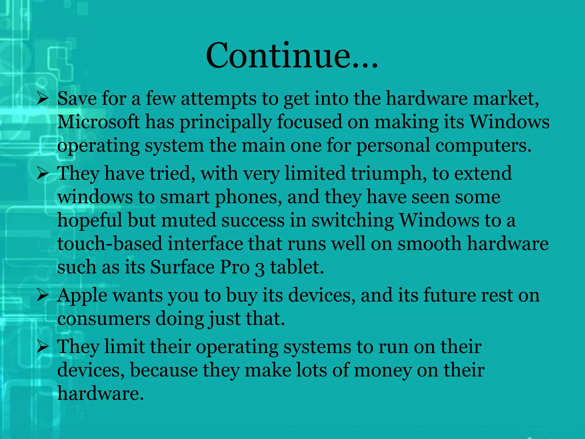 Operating systems & its future | PPTX