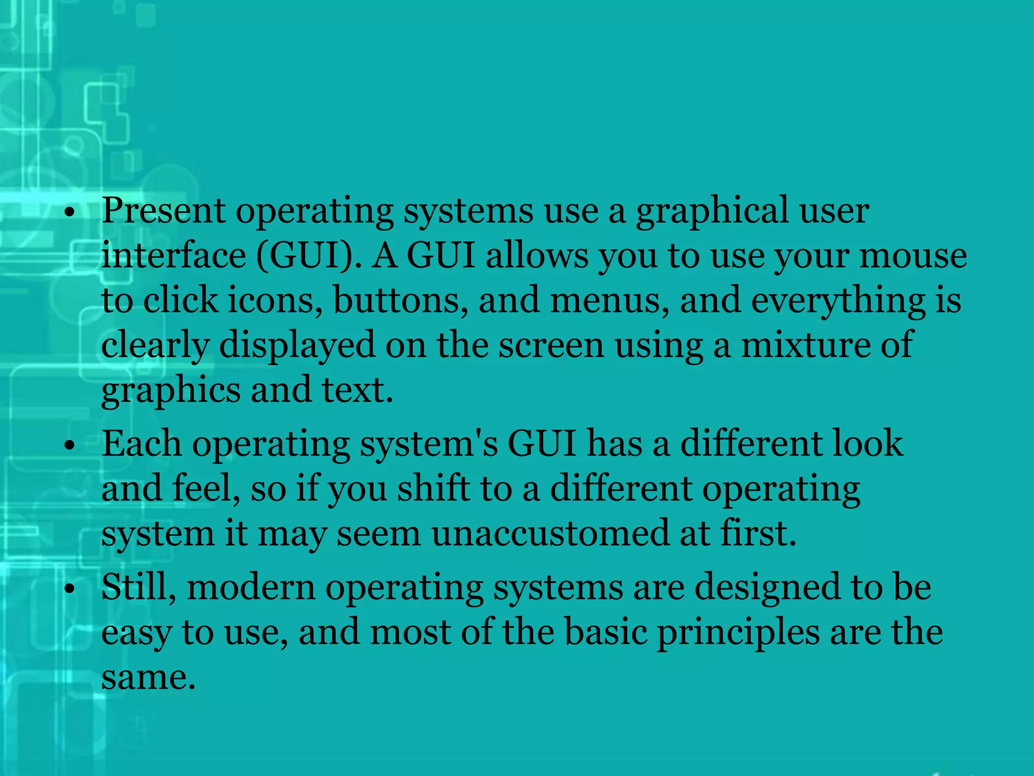 Operating systems & its future | PPTX