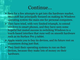 Operating systems & its future | PPTX
