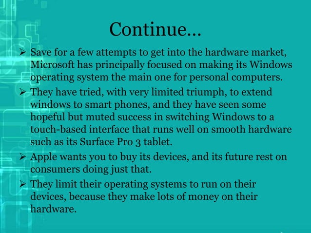 Operating systems & its future | PPTX | Operating Systems | Computer ...
