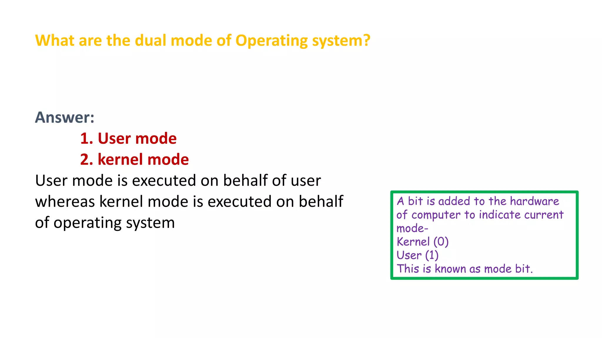 Operating Systemsquiz Ppt 