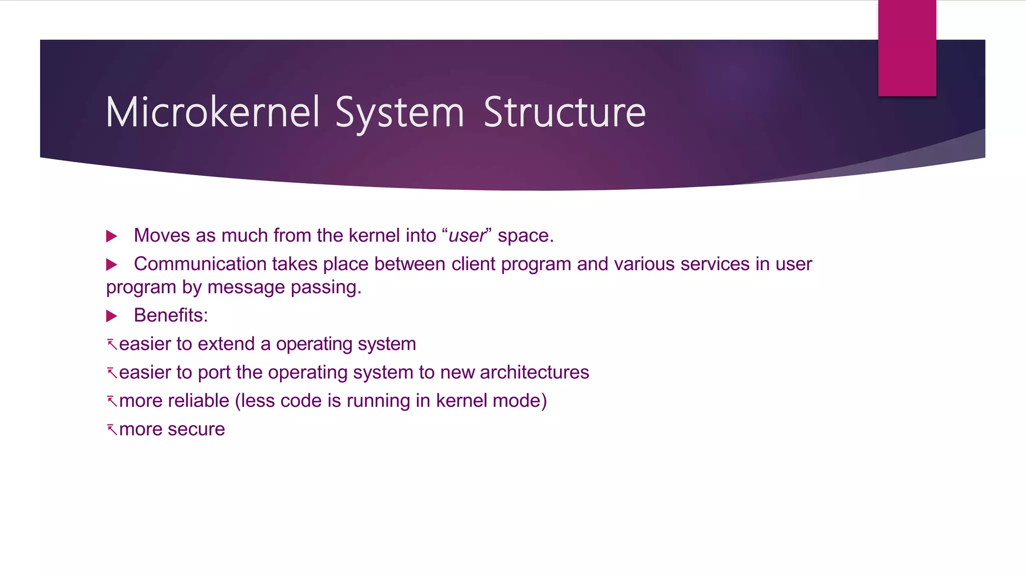 Operating system structure | PPTX