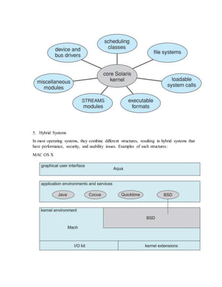 Operating System Structure (documentation) | DOCX