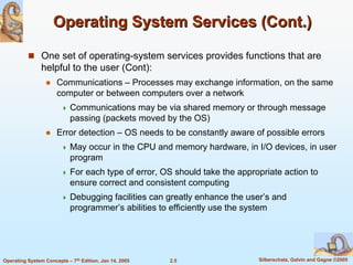 Operating system structures | PDF
