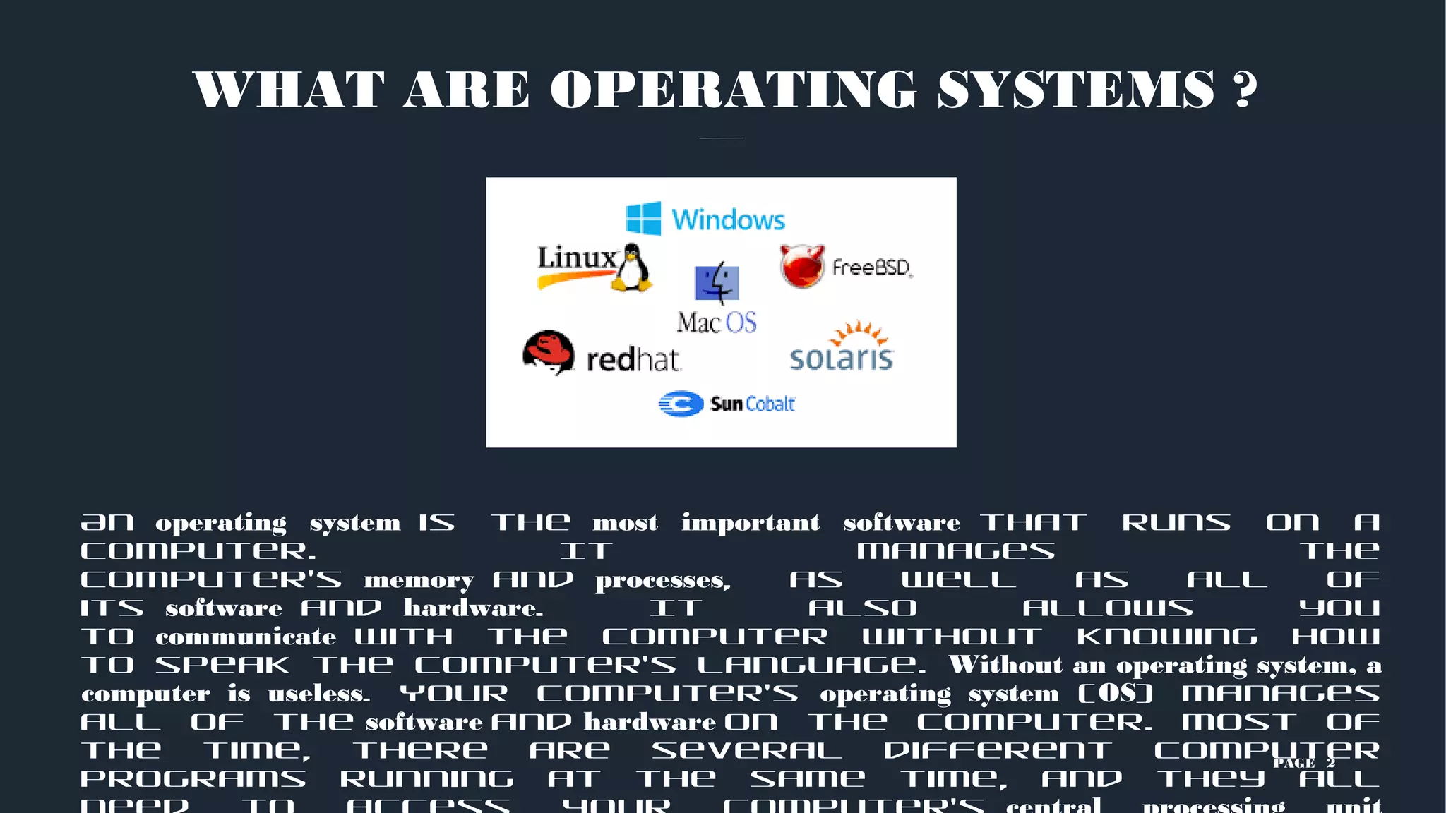 Operating systems types, spooling and buffering | PPT