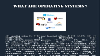 Operating systems types, spooling and buffering | PPT