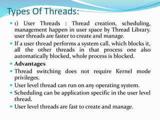 OPERATING SYSTEMS and types of operating system | PPT