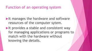 Operating system timeline | PPT