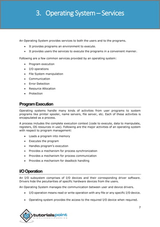 Operating system tutorial | PDF