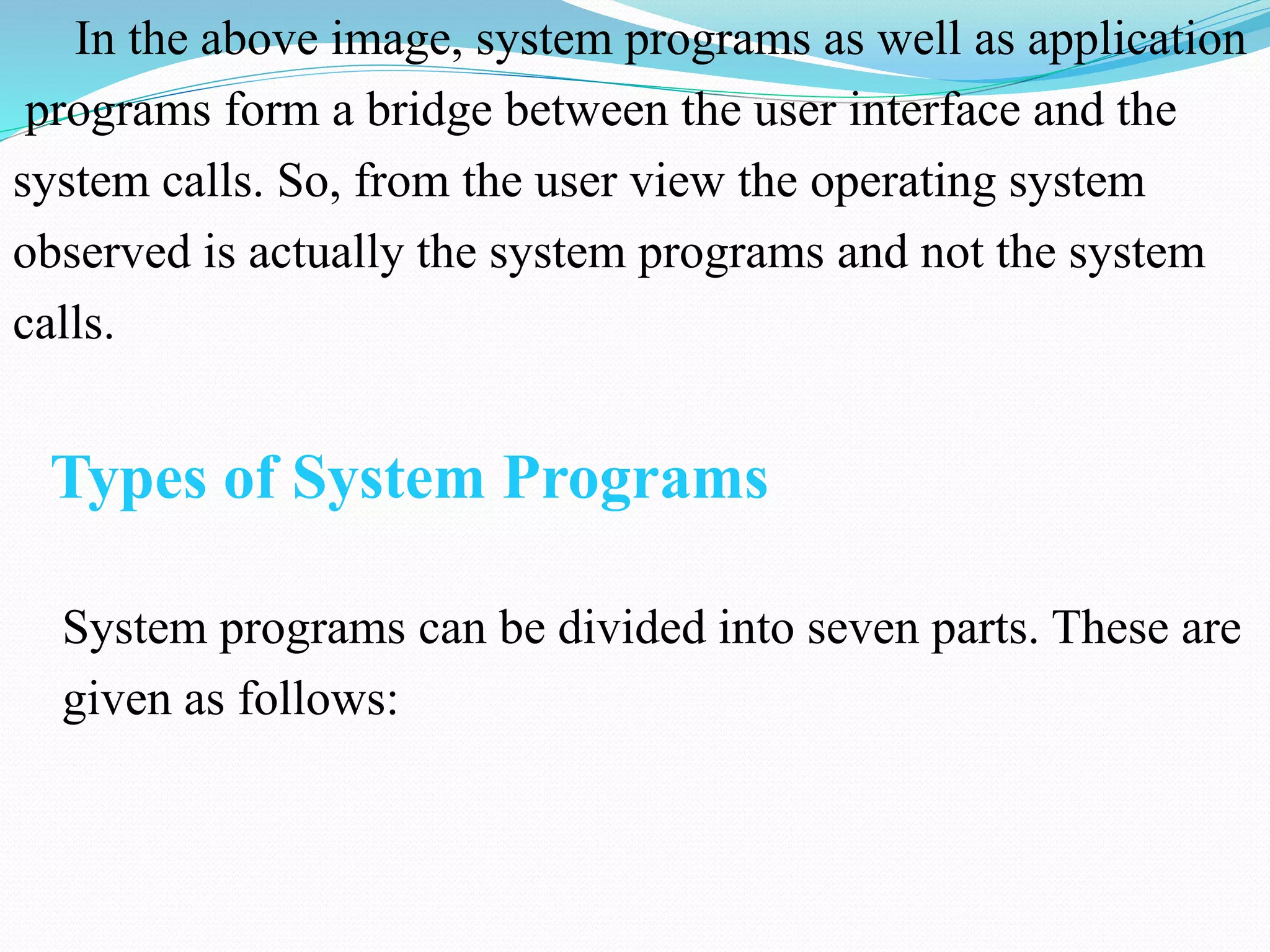 System programs | PPTX