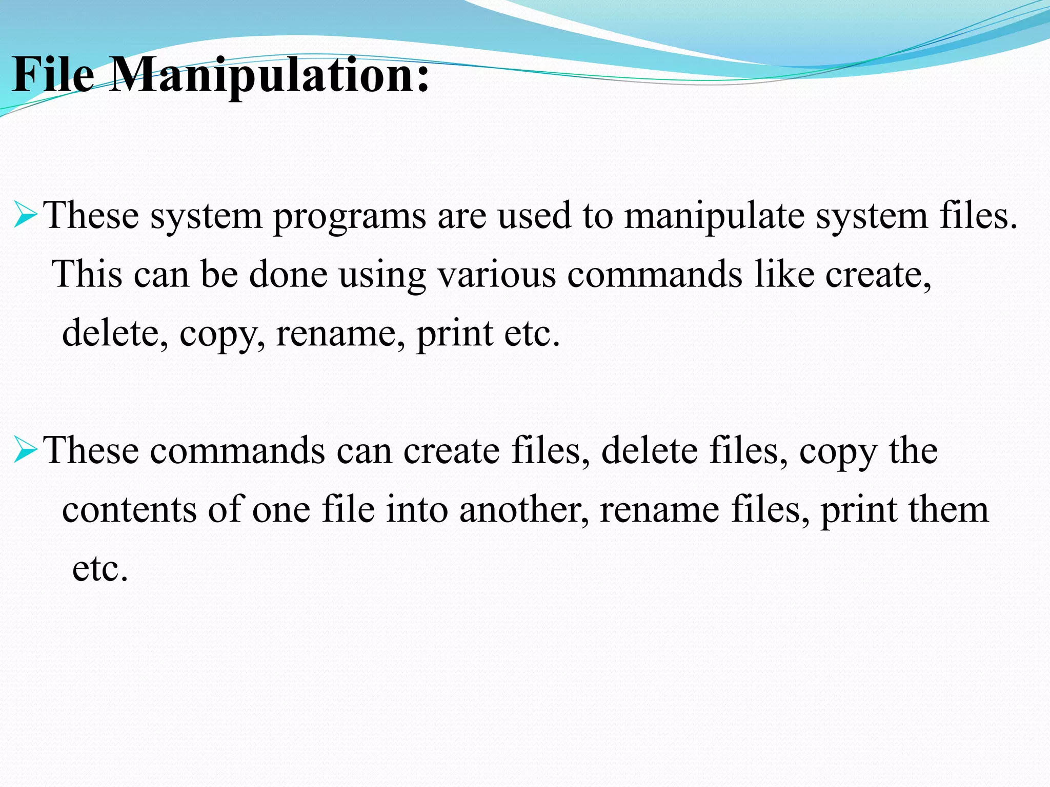 System programs | PPTX