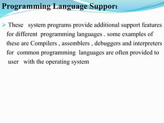 System programs | PPTX