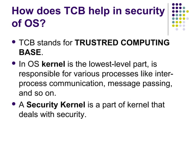 Operating system vulnerability and control | PPT