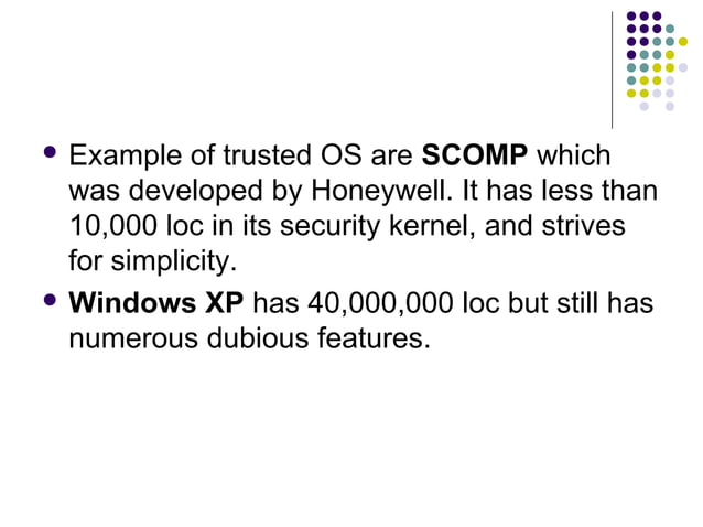 Operating system vulnerability and control | PPT