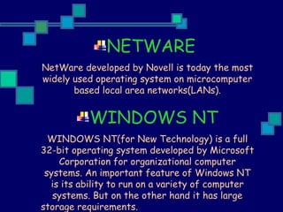 Operating system,window | PPT | Operating Systems | Computer Software and Applications