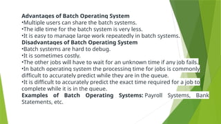 operating system computer Basic learning | PPTX | Operating Systems | Computer Software and ...