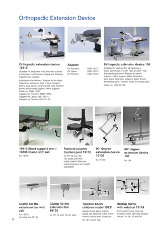 Operating Table Accessories 2009 | PDF