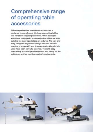 Operating Table Accessories 2009 | PDF