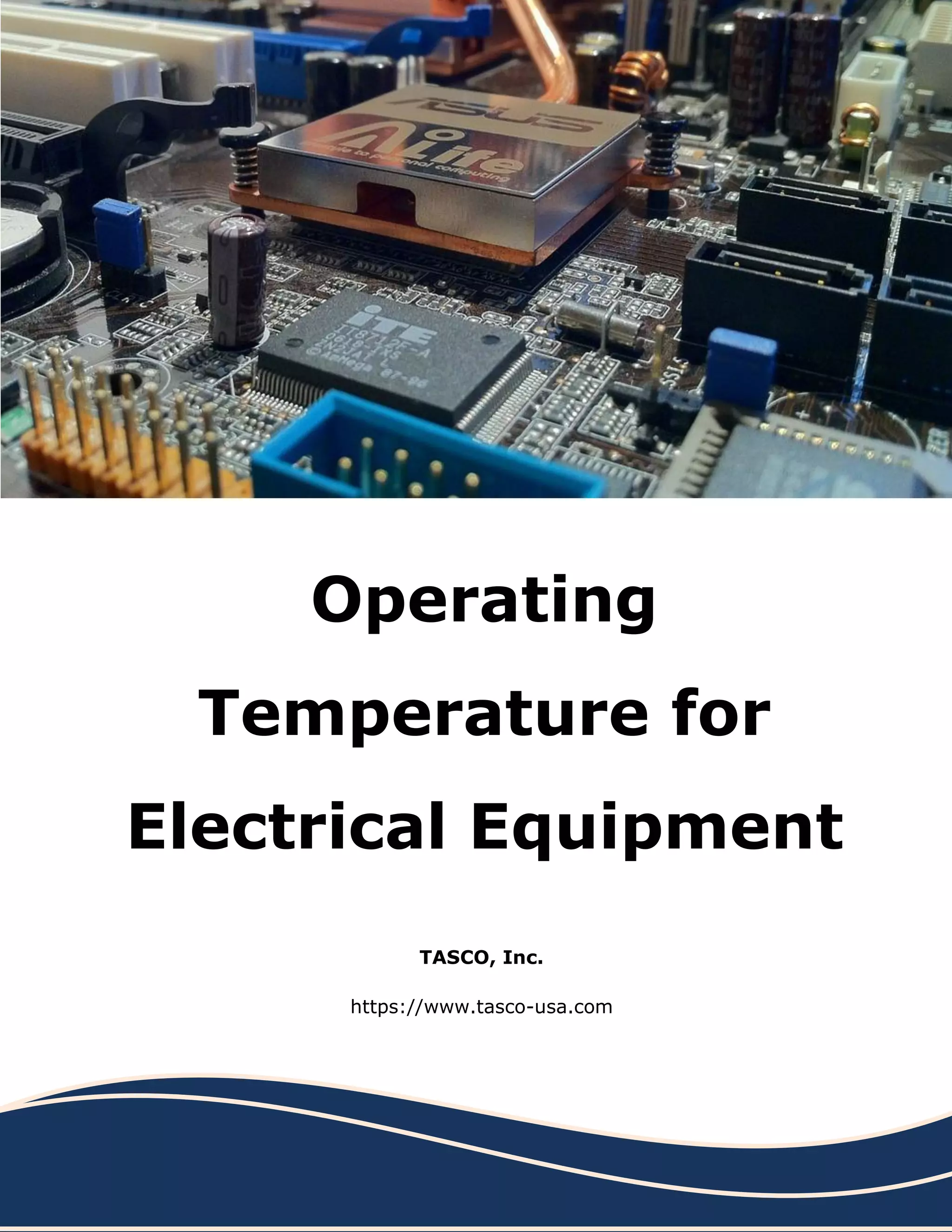 Operating Temperature for Electrical Equipment | PDF