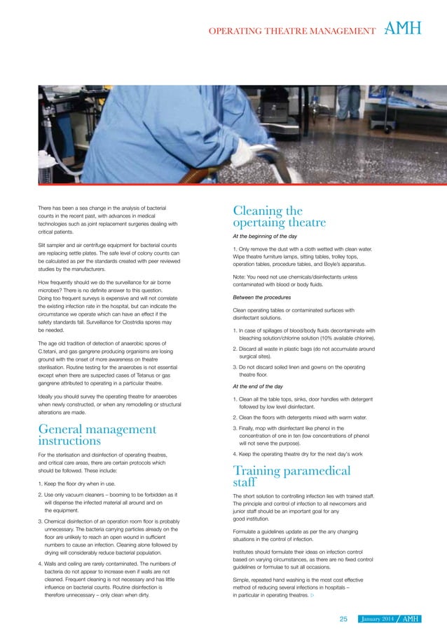 Operating theatre management | PDF