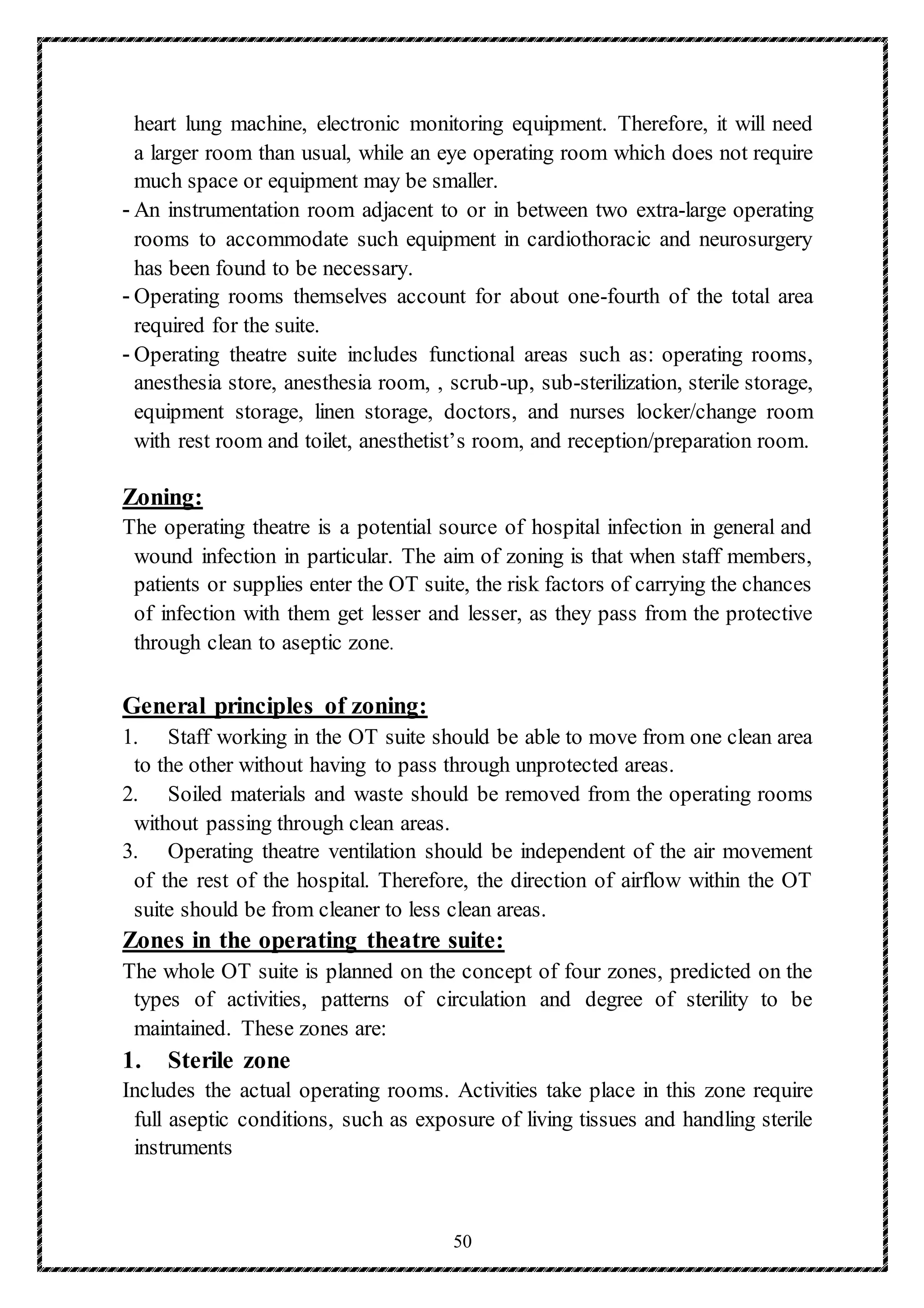 Operating theatre suite planning and design | DOC