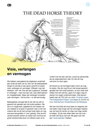 Manifest van Operation Education | PDF