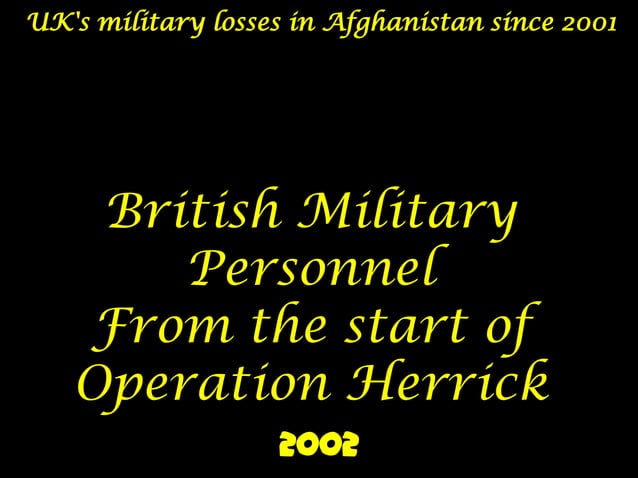 Operation Herrick | PPT