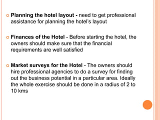 Operation hotel layout | PPTX