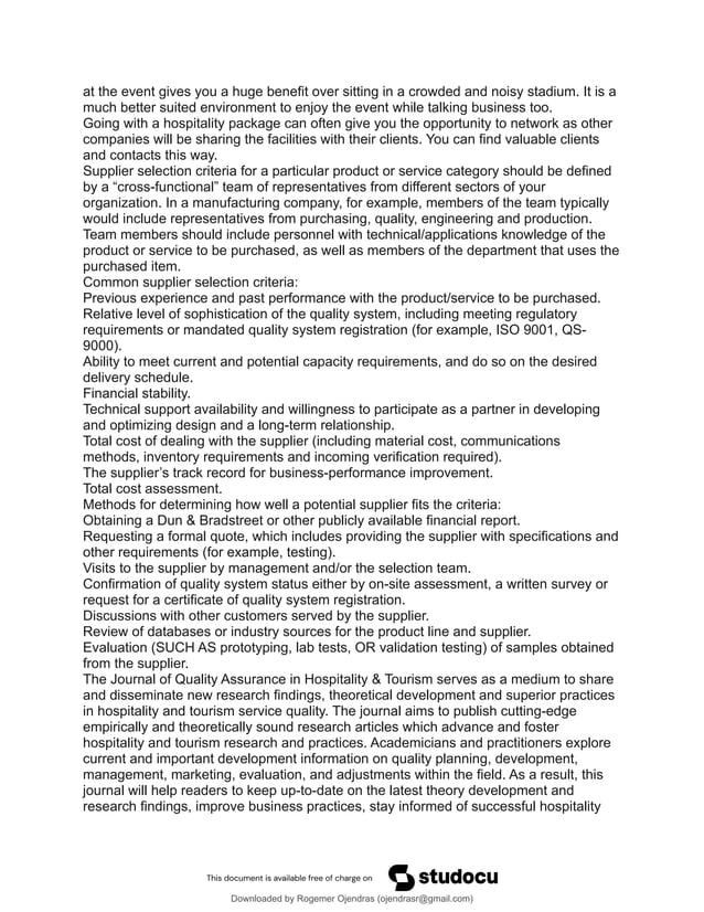 operation-management-in-hospitality-industry.pdf | Hospitality Industry | Industries