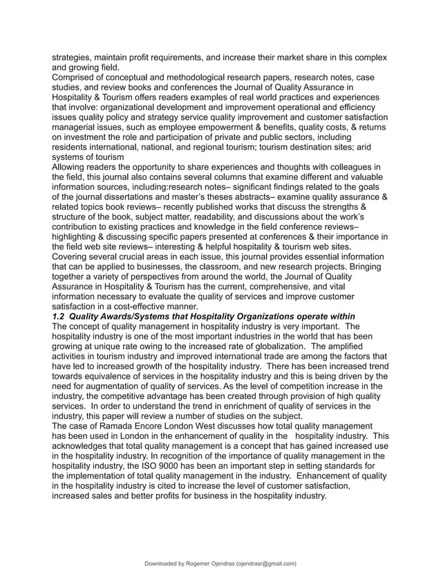 operation-management-in-hospitality-industry.pdf | Hospitality Industry | Industries