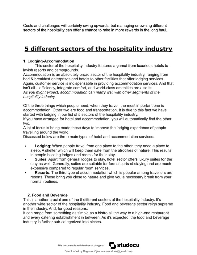 operation-management-in-hospitality-industry.pdf | Hospitality Industry | Industries