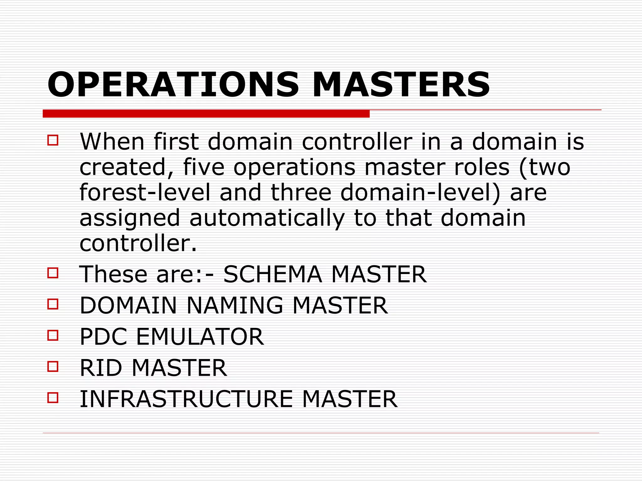 Operation Masters | PPT