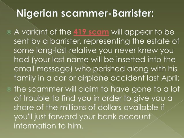 Operation of scam | PPT